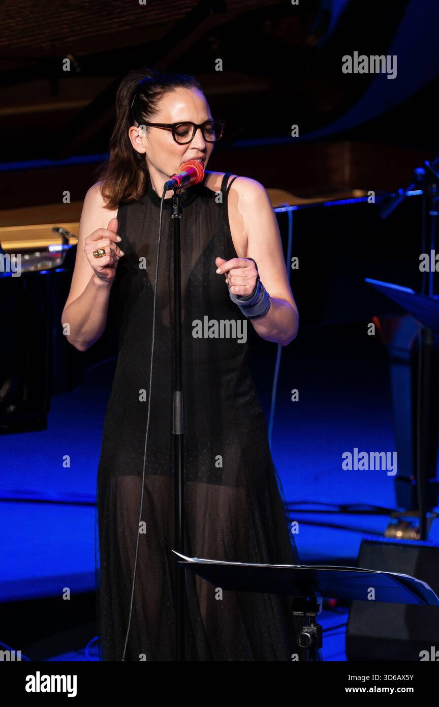 Leonor Watling performs during the JAZZMADRID concert at the Fernanda ...