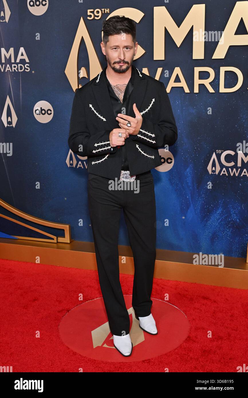 Chris Housman arrives at the 59th Annual Country Music Association ...