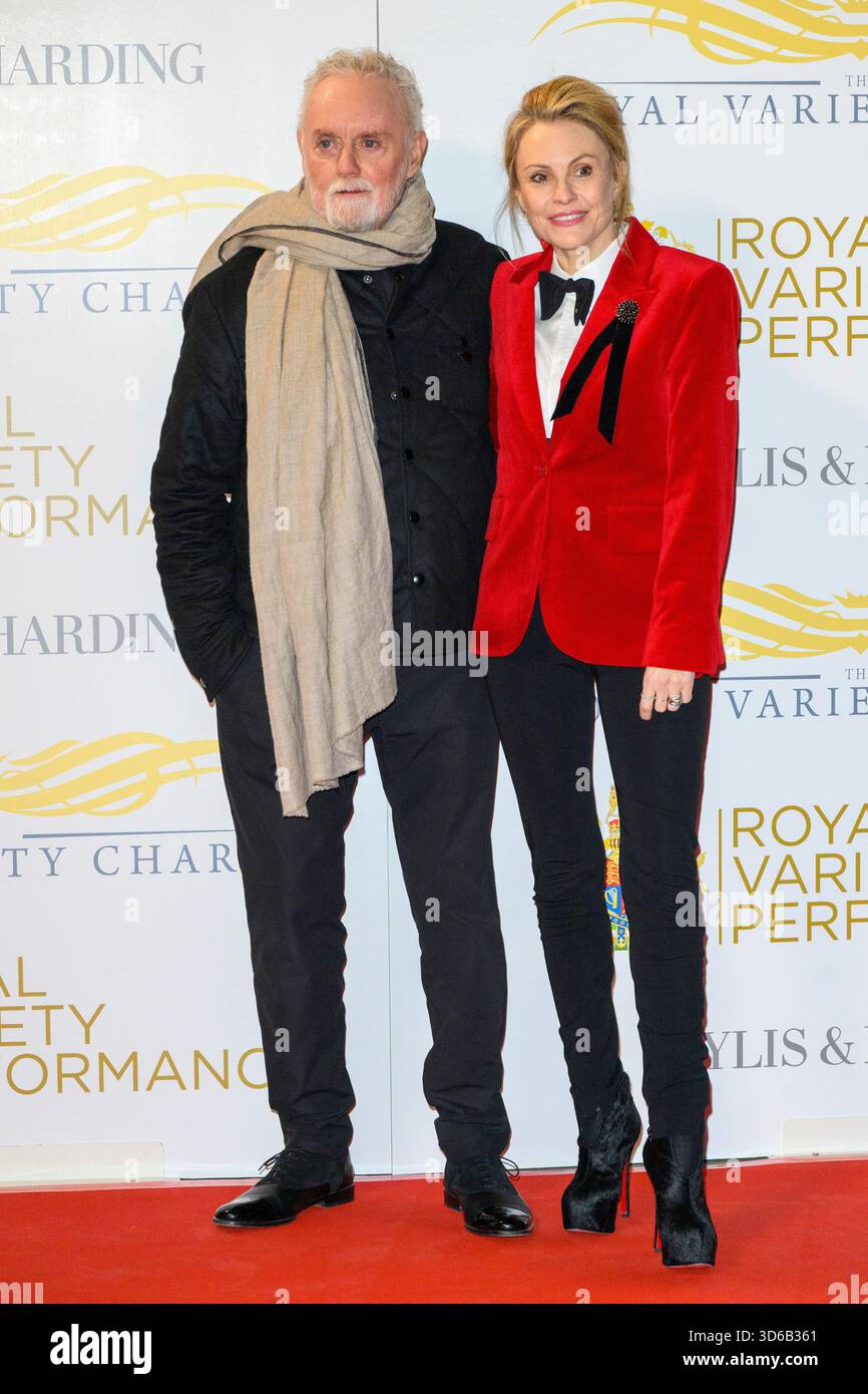 19/11/2025. London, UK Drummer for the band Queen Roger Taylor and wife ...