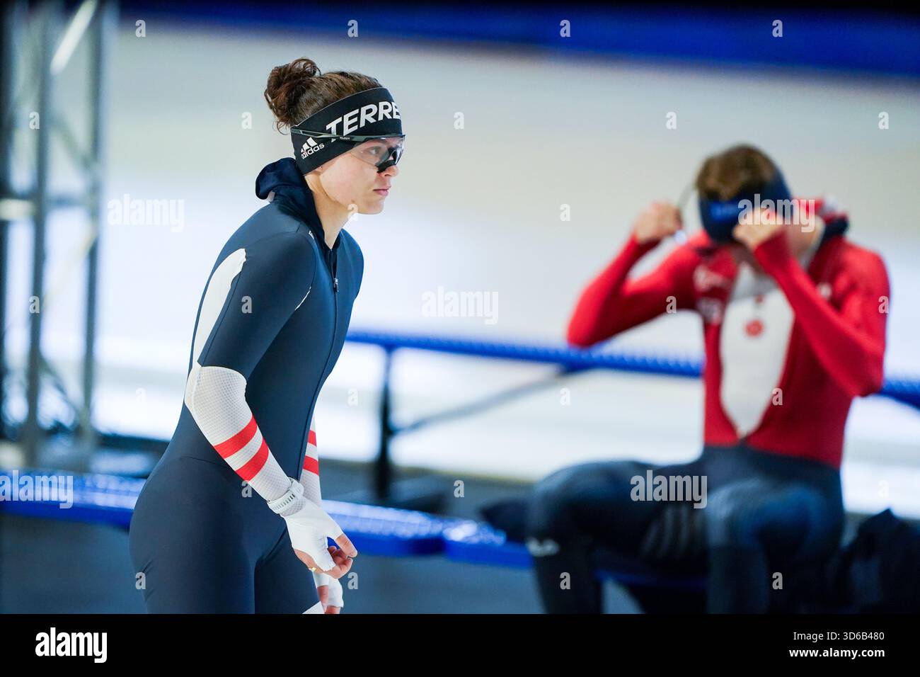 CALGARY, CANADA - NOVEMBER 19: Anna Molnar of Austria during a training ...