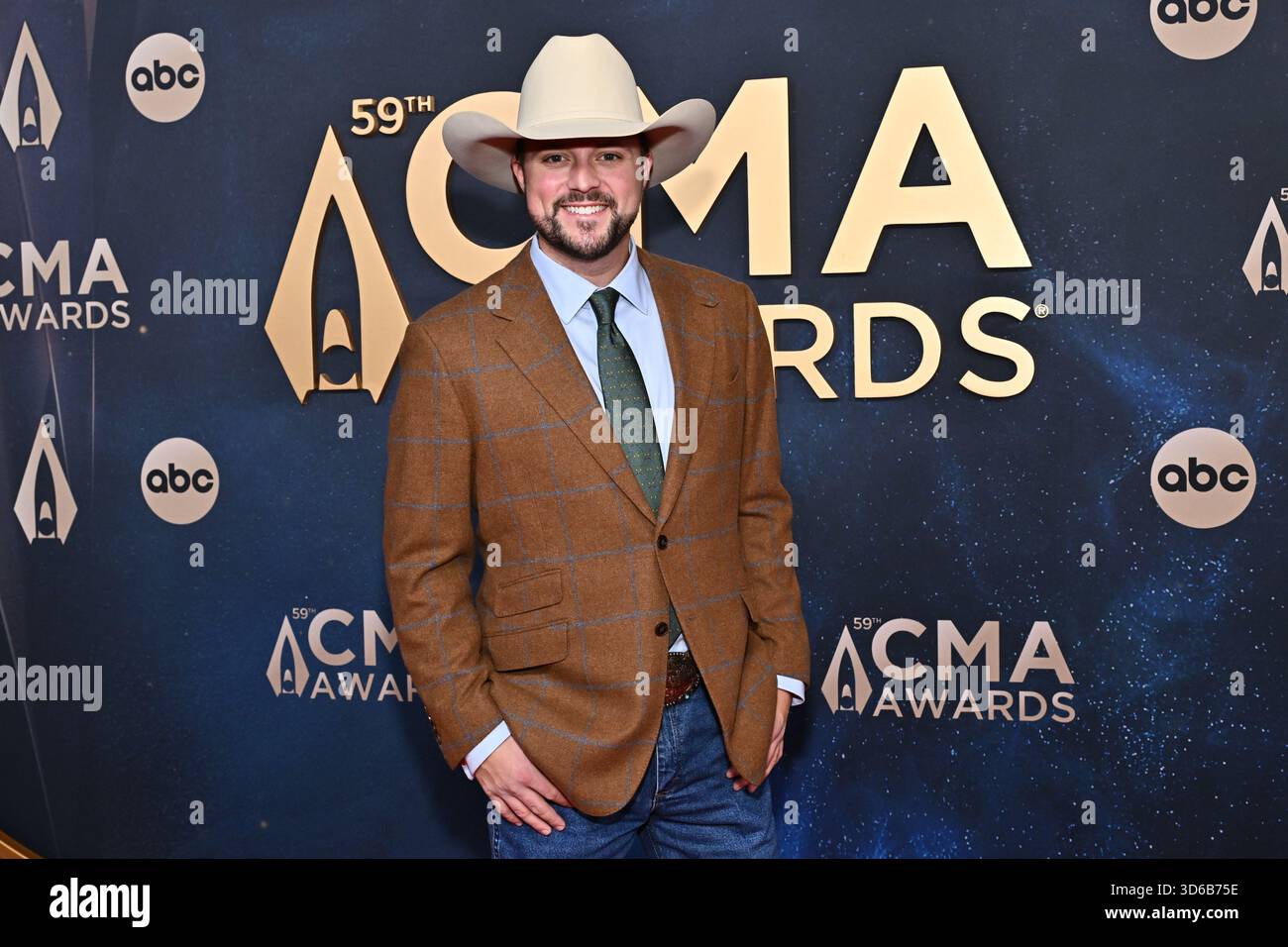 Walker Montgomery arrives at the 59th Annual Country Music Association ...