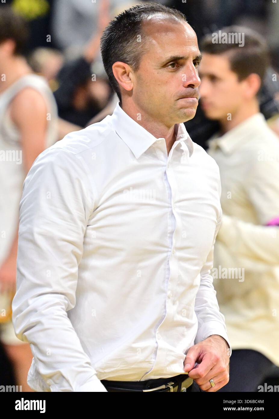 IOWA CITY, IA- NOVEMBER 07: Iowa head coach Ben McCollum as seen after ...