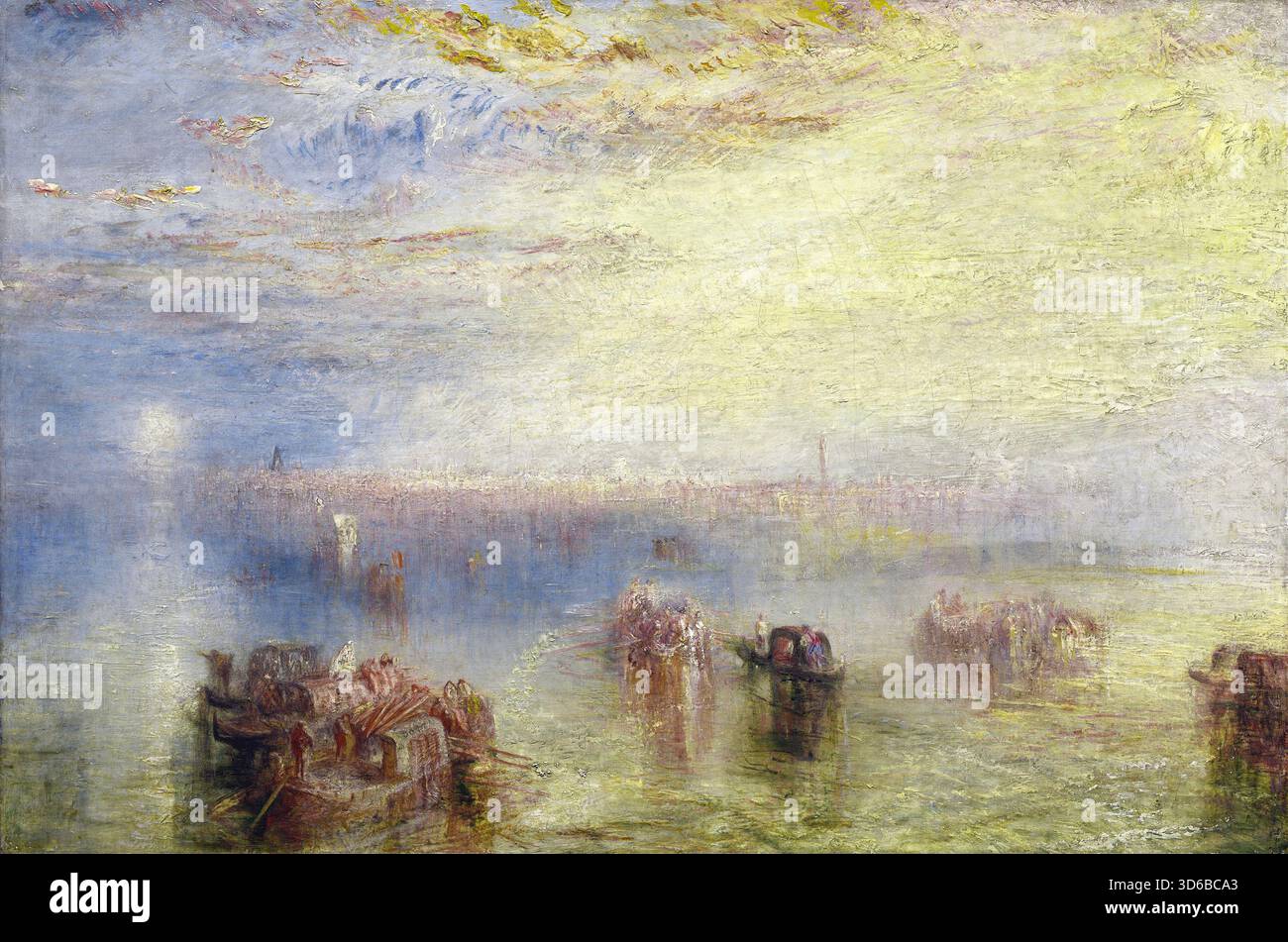 "Approach to Venice (1844). Joseph Mallord William Turner (English ...