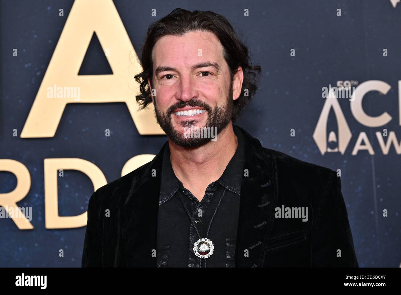 Tony Vitello arrives at the 59th Annual Country Music Association ...