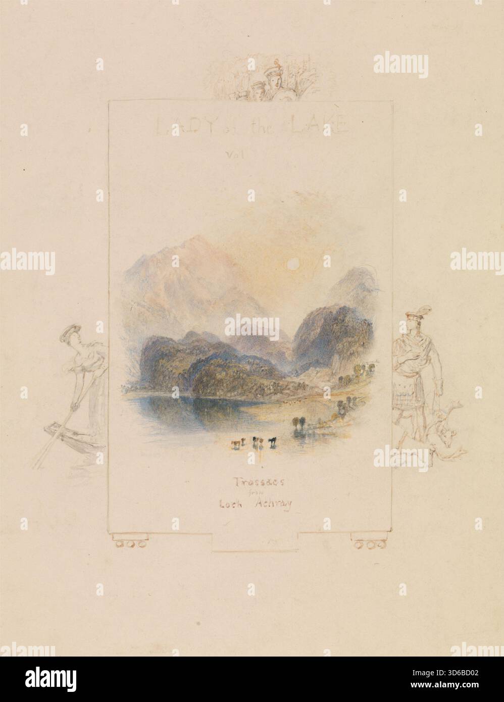 "Design for an Illustration for Walter Scott?s ?Lady of the Lake?, Loch ...