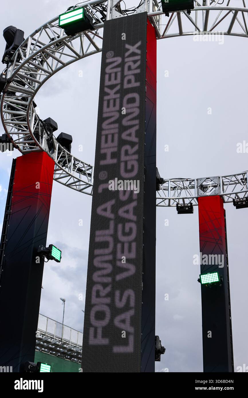November 19, 2025: A Las Vegas Grand Prix sign on display in the Koval ...