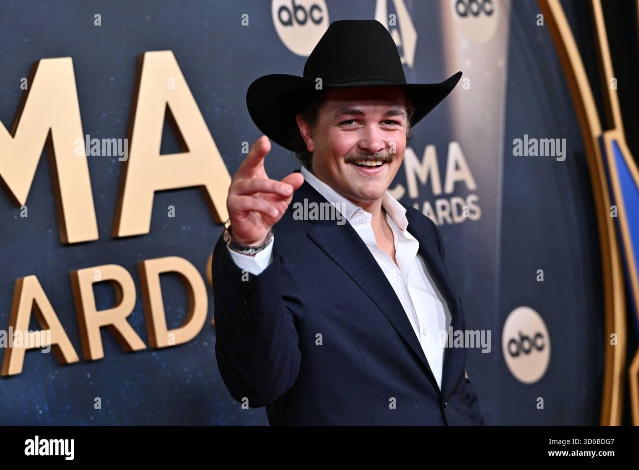 Zach Top arrives at the 59th Annual Country Music Association Awards on ...