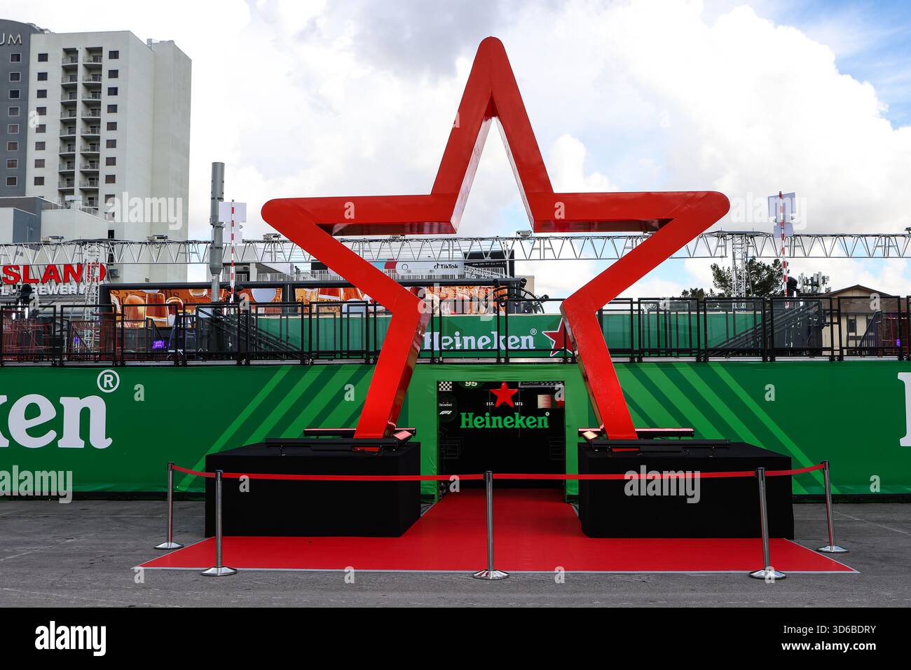 November 19, 2025: A photo of the Heineken star in the Koval Zone prior ...
