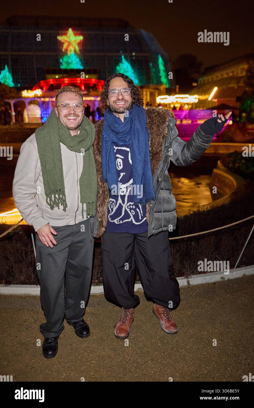 Vincent Lange und Bastian Castillo - Eroeffnung des Christmas Garden ...