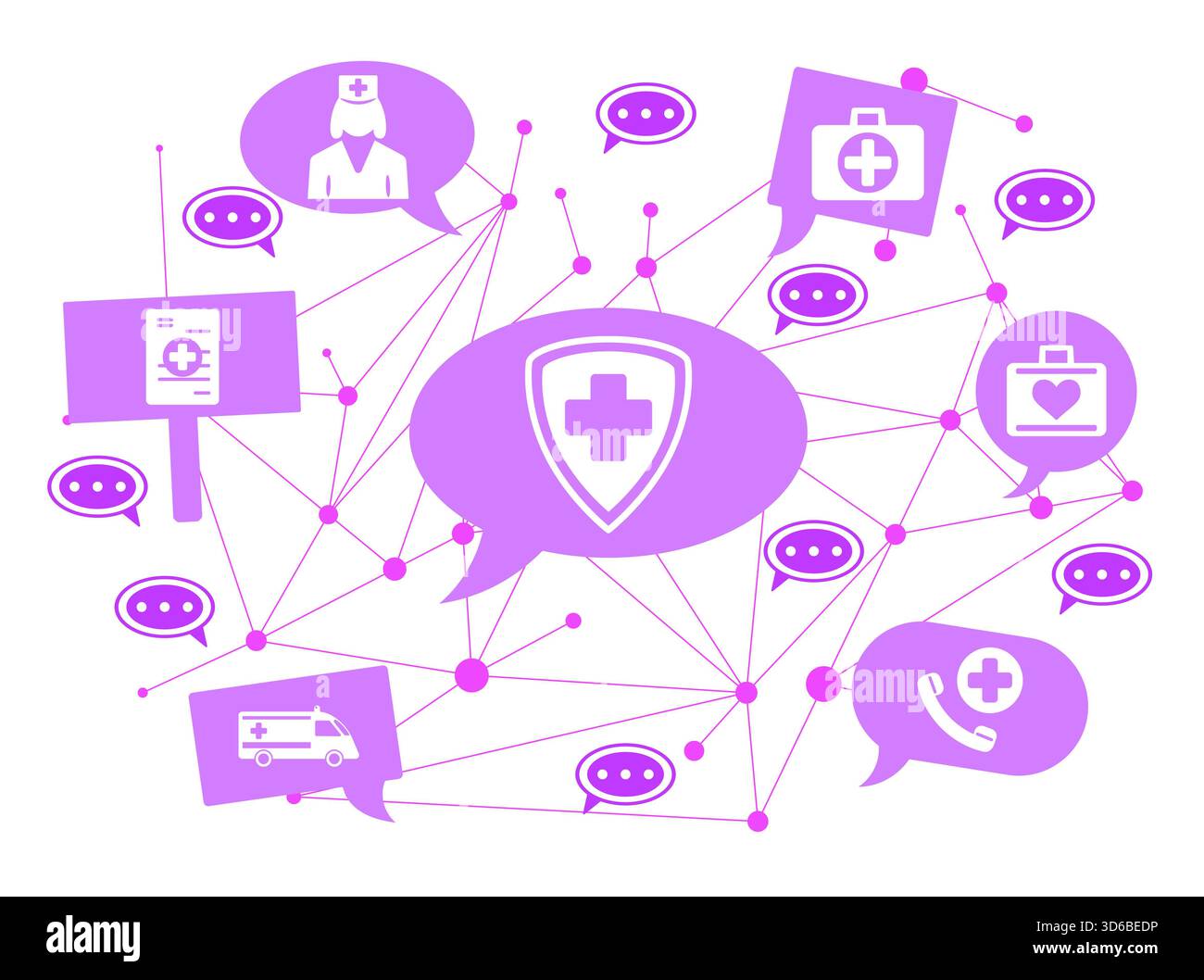 Medical helicopter on emergency Cut Out Stock Images & Pictures - Alamy