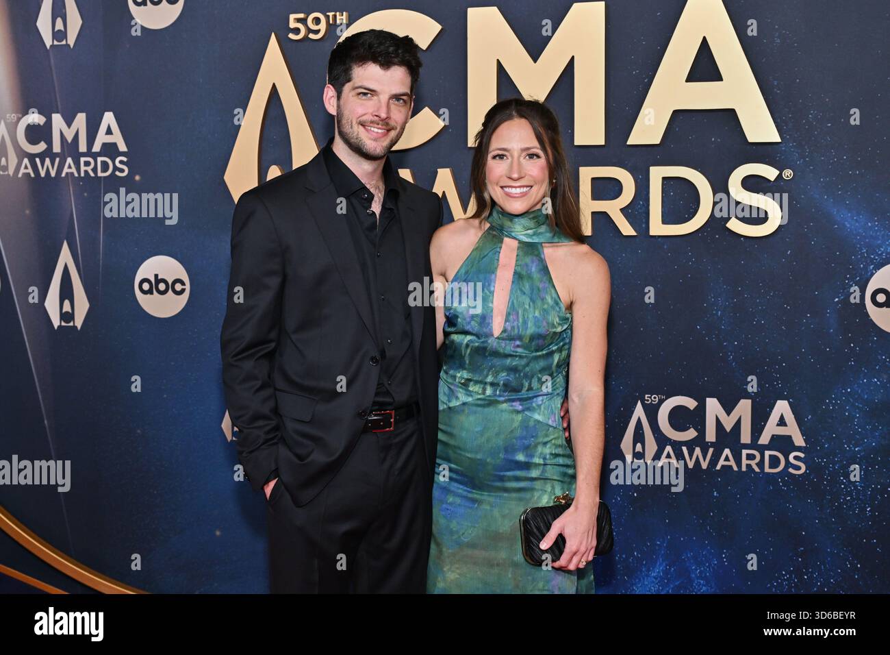 Kyle Sturrock, left, and Taylor Sturrock arrive at the 59th Annual ...