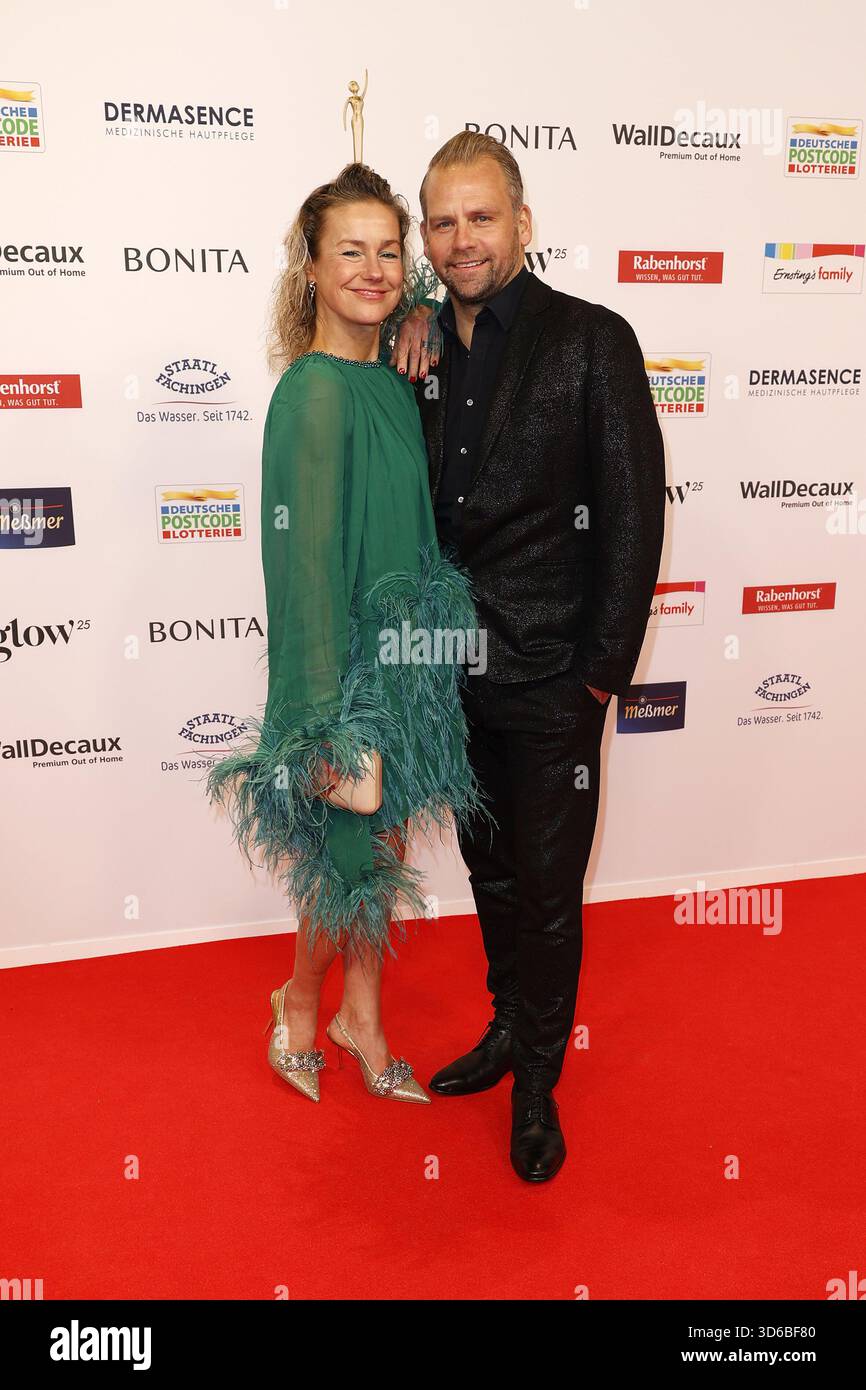 Rhea Harder and Joerg Vennewald attend the 'Goldene Bild der Frau ...
