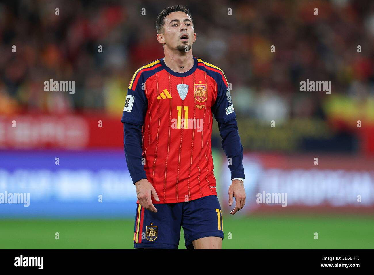 Yeremy Pino of Spain during the FIFA World Cup 2026 Qualifiying match ...