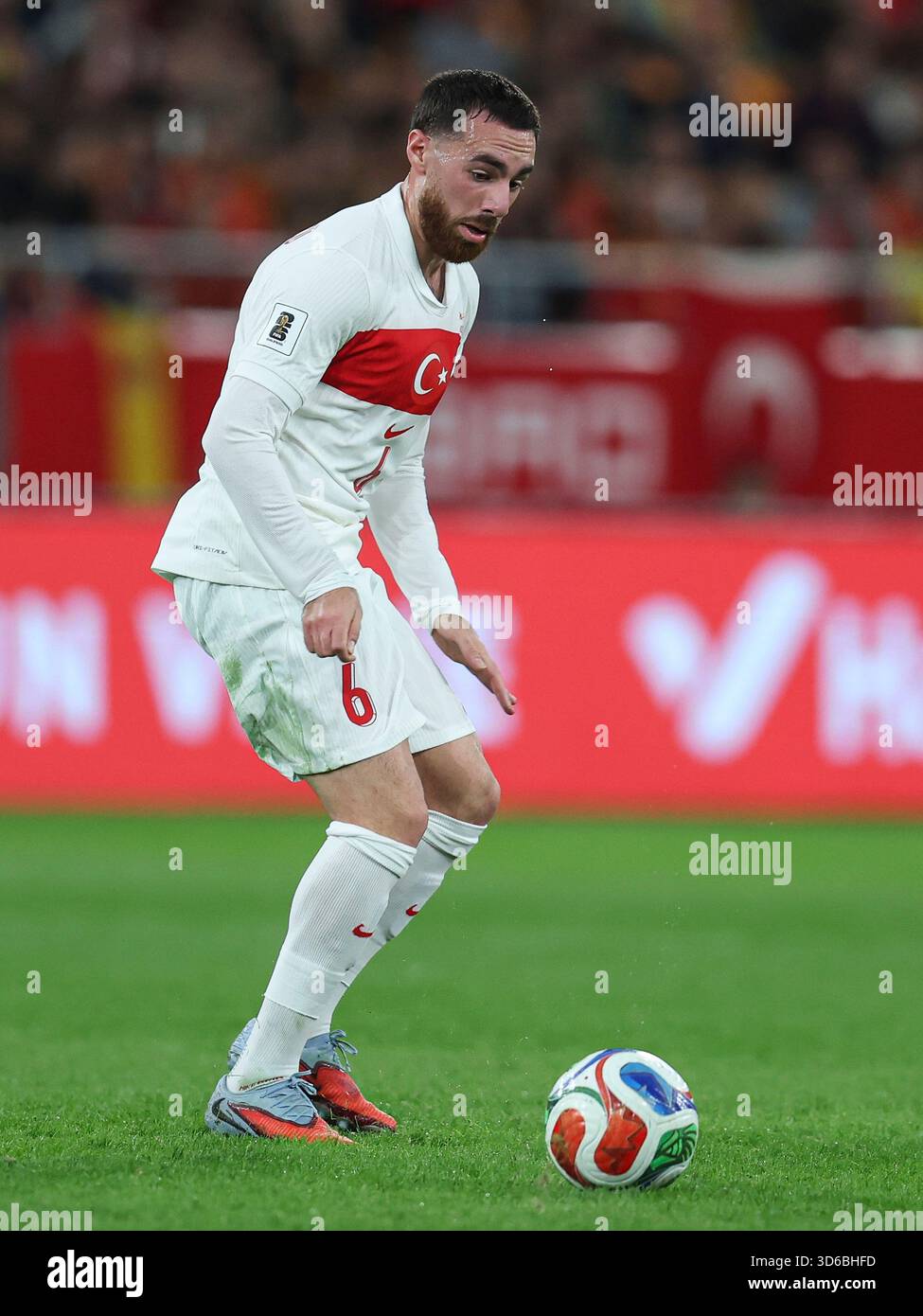 Orkun Kokcu of Turkey during the FIFA World Cup 2026 Qualifiying match ...
