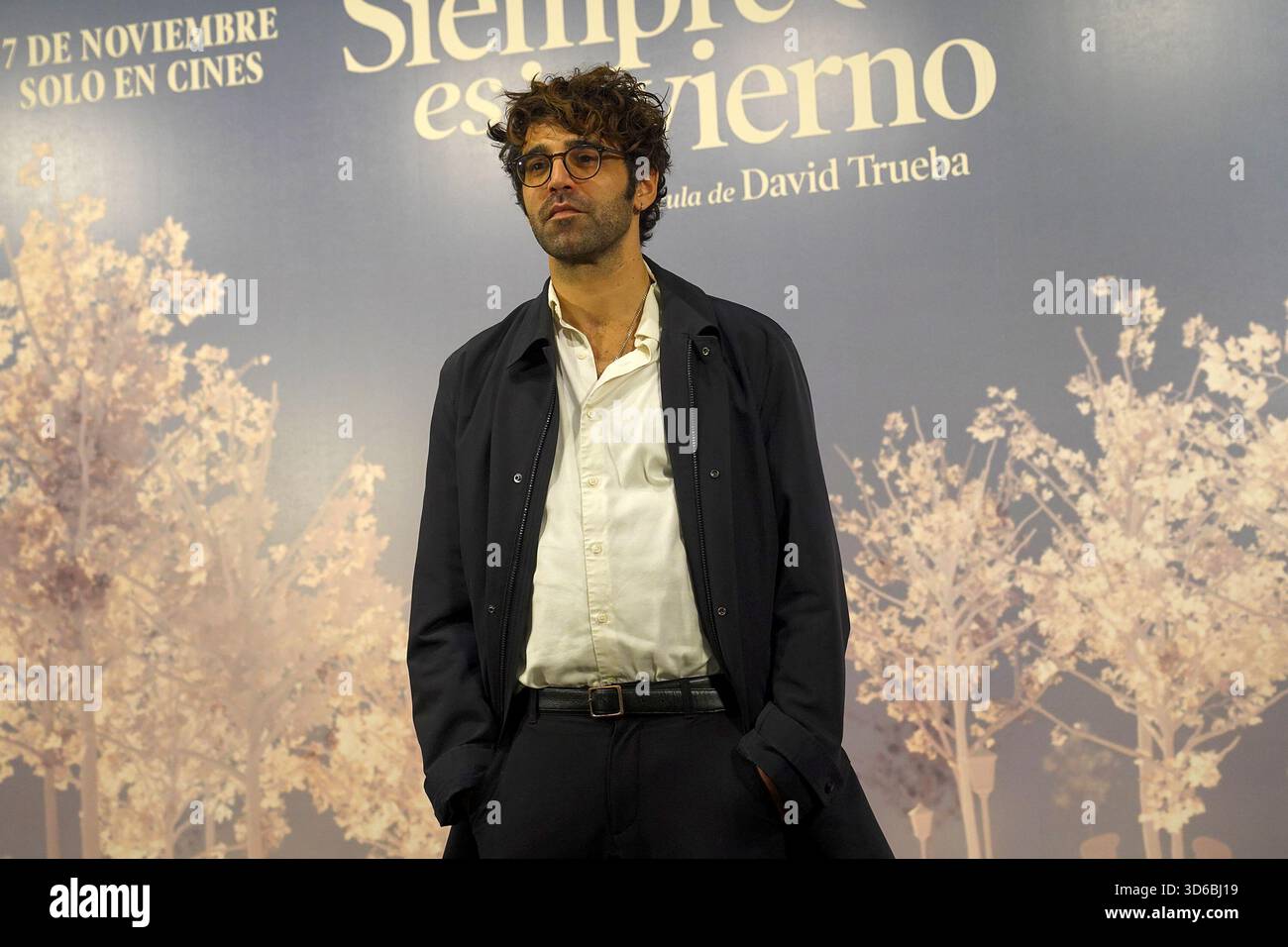 Actor David Verdaguer poses at the photocall of the film 'Siempre es ...