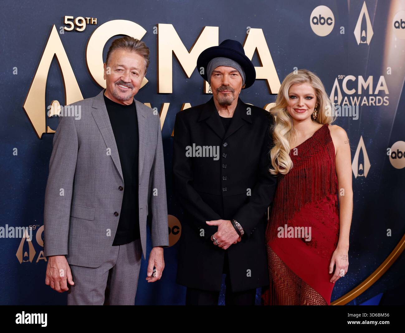 (L-R) Mark Collie, Billy Bob Thornton and Carter Faith arrive on the ...