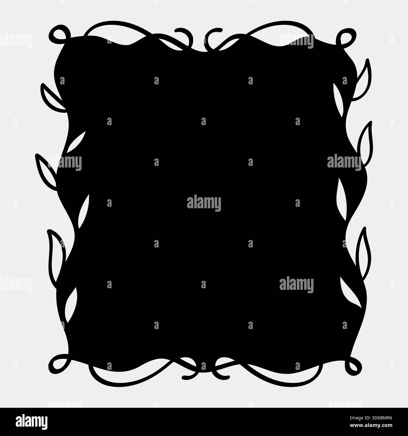Illustration classic text box Black and White Stock Photos & Images - Alamy
