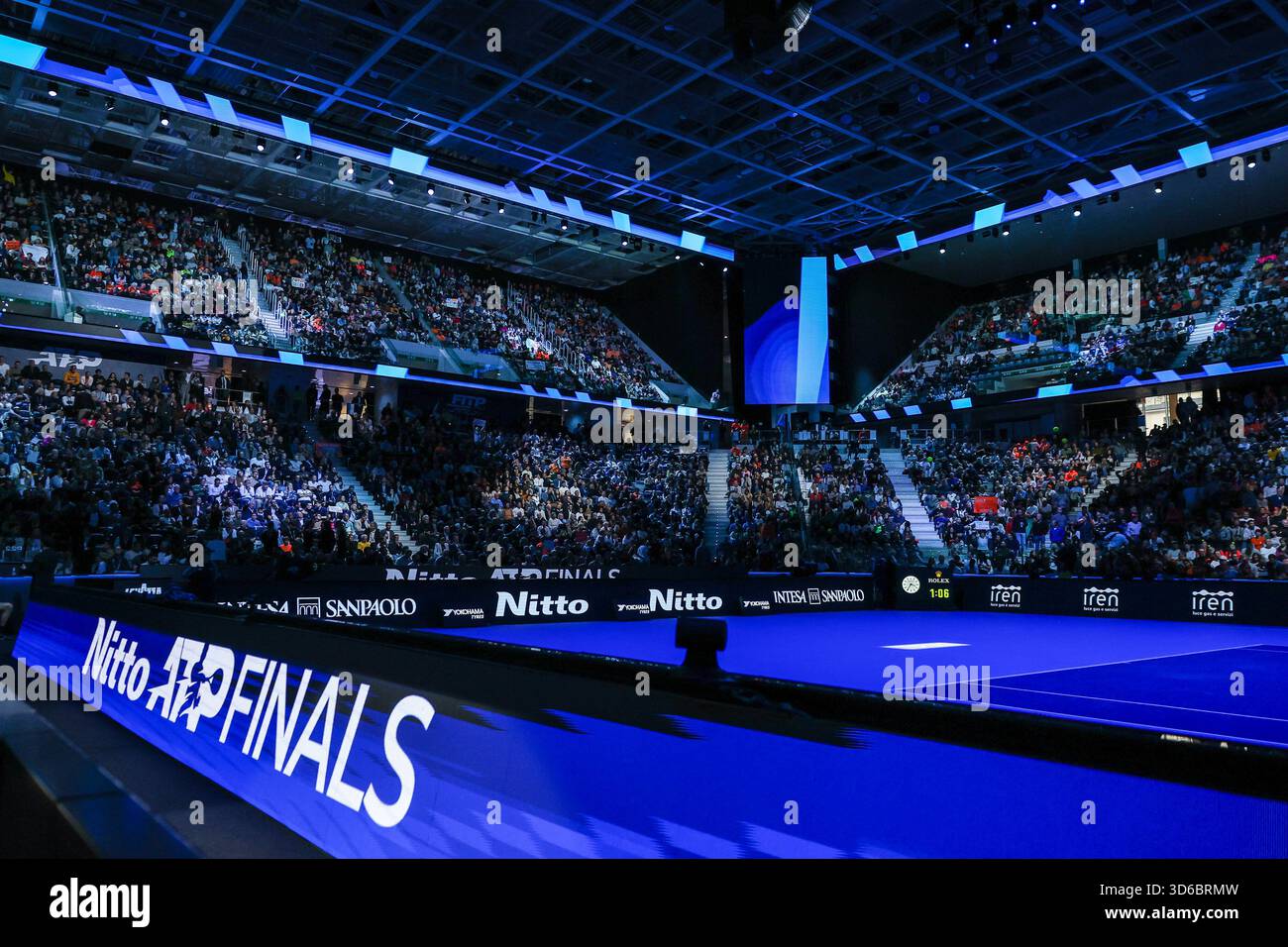 A general view inside the ATP Arena during day six of the Nitto ATP ...