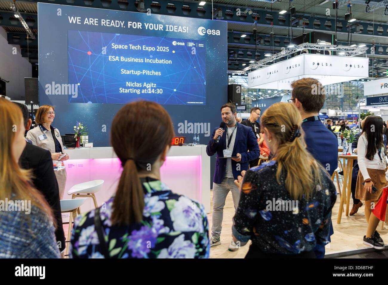 Space Tech Expo Europe 2025, showcasing aerospace, satellite, defence and space technology ...