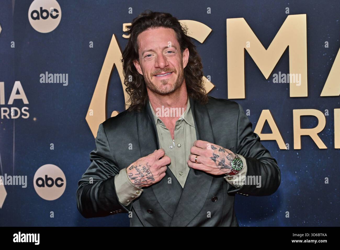Tyler Hubbard arrives at the 59th Annual Country Music Association ...