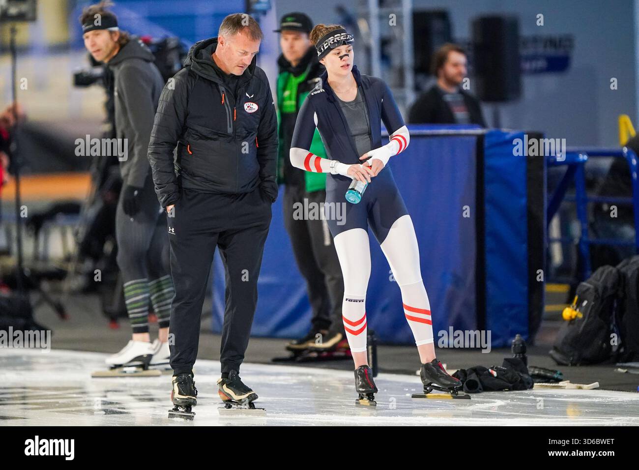 CALGARY, CANADA - NOVEMBER 19: Anna Molnar of Austria during a training ...