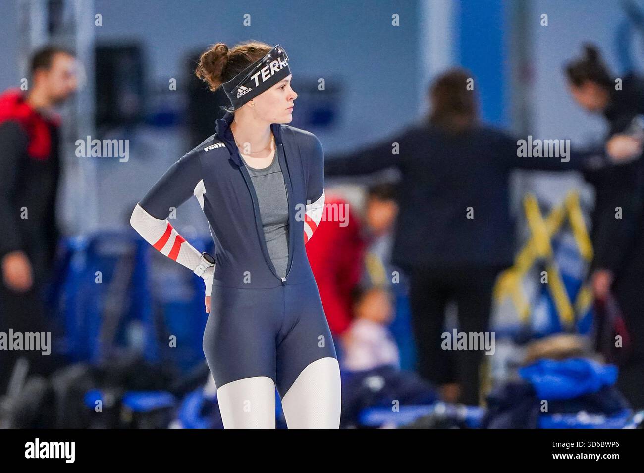 CALGARY, CANADA - NOVEMBER 19: Anna Molnar of Austria during a training ...
