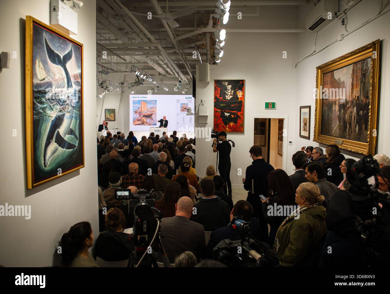 David Heffel auctions off Works of art, which belonged to the Hudson ...