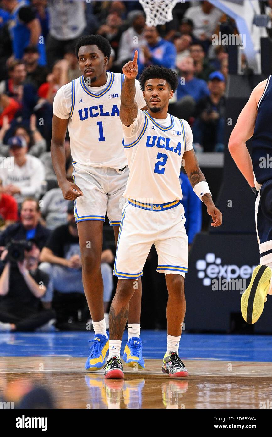 INGLEWOOD, CA - NOVEMBER 14: UCLA Bruins guard Donovan Dent (2 ...