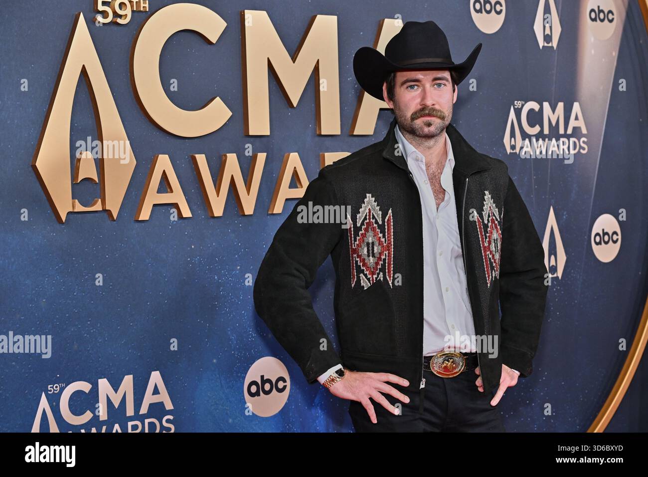 Dustin Haney arrives at the 59th Annual Country Music Association ...