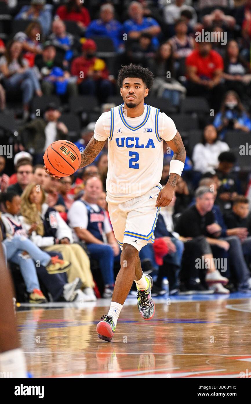 INGLEWOOD, CA - NOVEMBER 14: UCLA Bruins guard Donovan Dent (2 ...