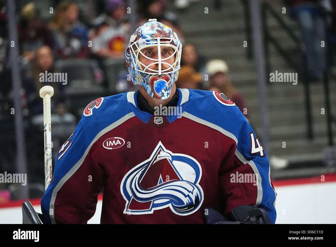Colorado Avalanche goaltender Scott Wedgewood (41) in the second period ...