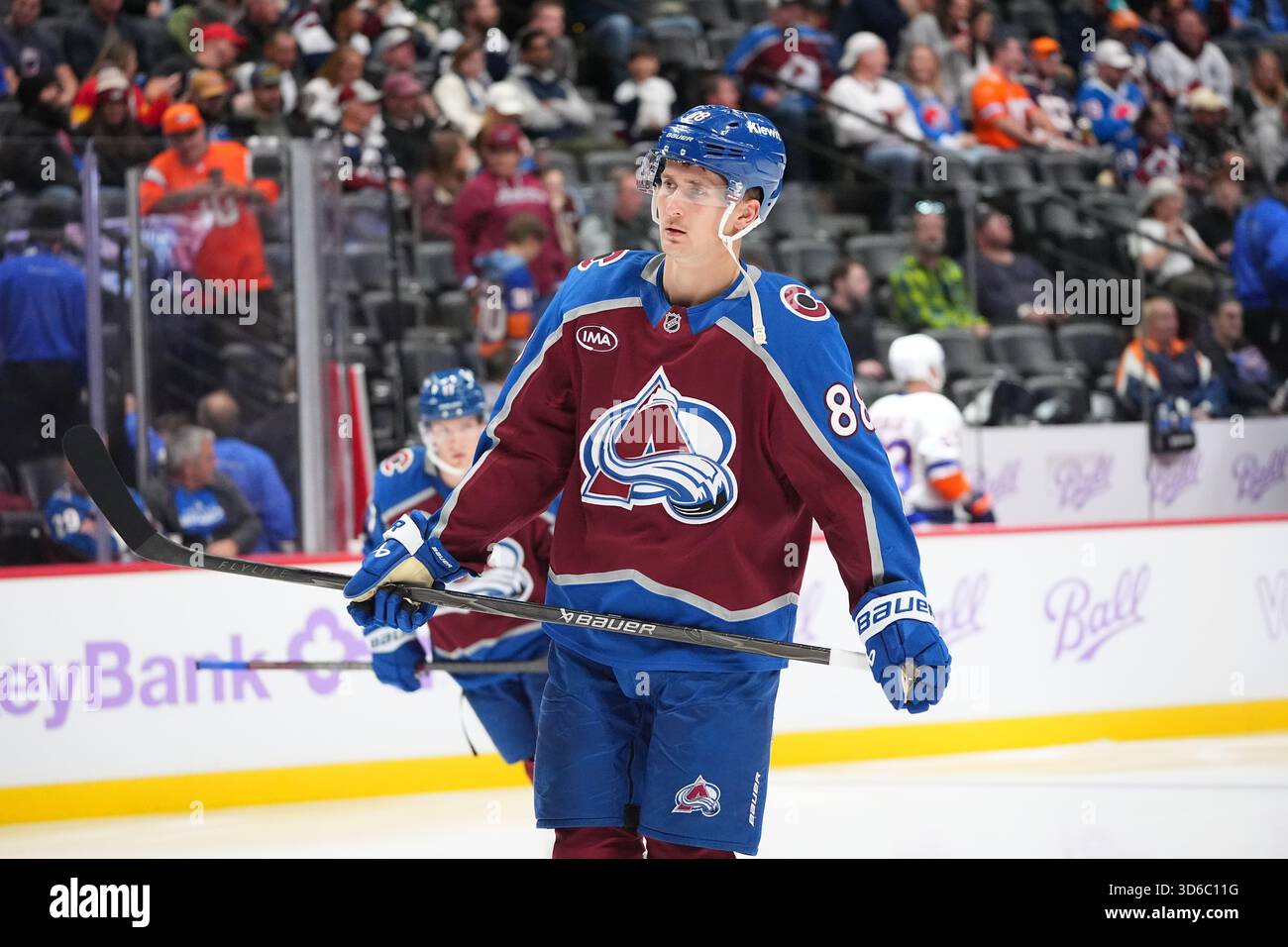 Colorado Avalanche center Martin Necas (88) in the second period of an ...
