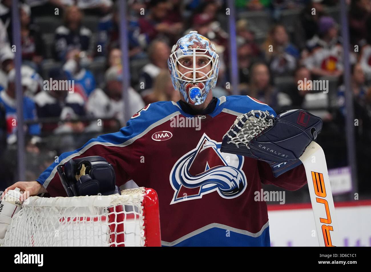 Colorado Avalanche goaltender Scott Wedgewood (41) in the second period ...