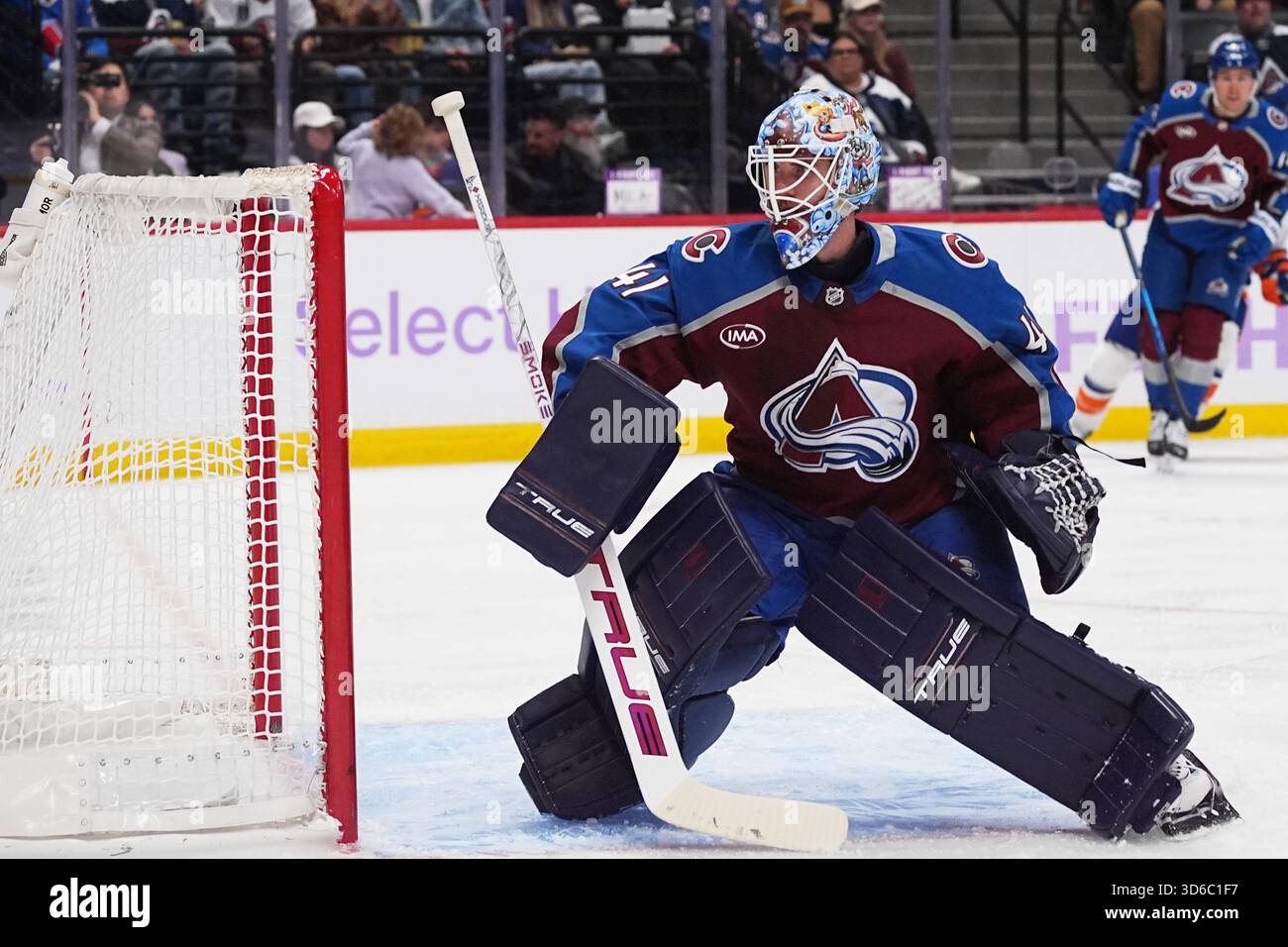Colorado Avalanche goaltender Scott Wedgewood (41) in the second period ...