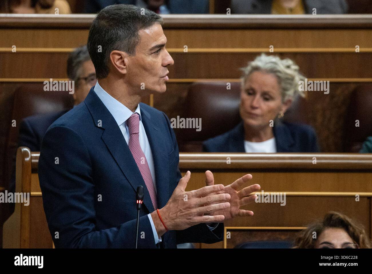 Pedro Sánchez, Spanish Prime Minister attends the plenary session of ...