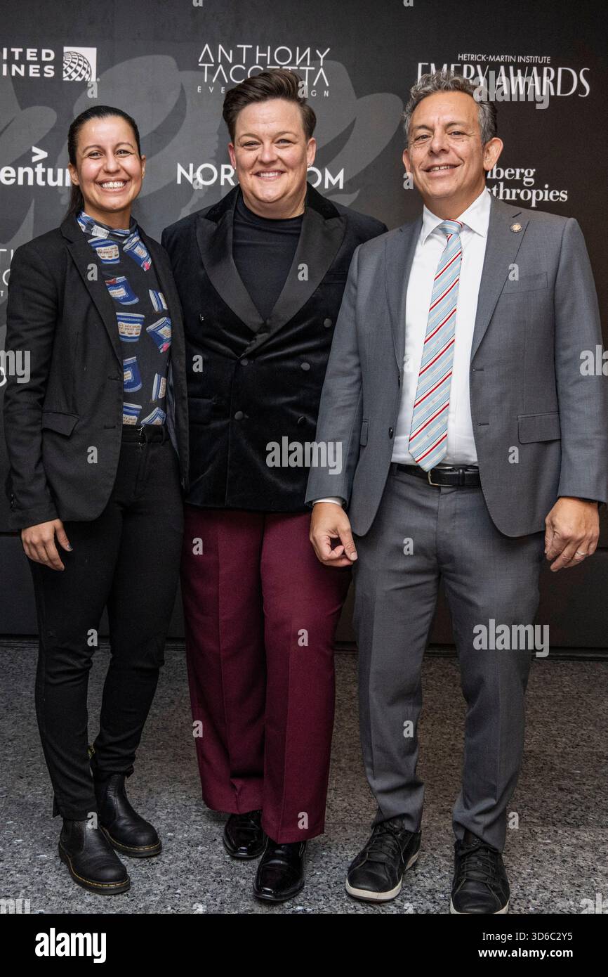 Tiffany Caban, Amy Harclerode and Lincoln Restler attend Hetrick-Martin ...