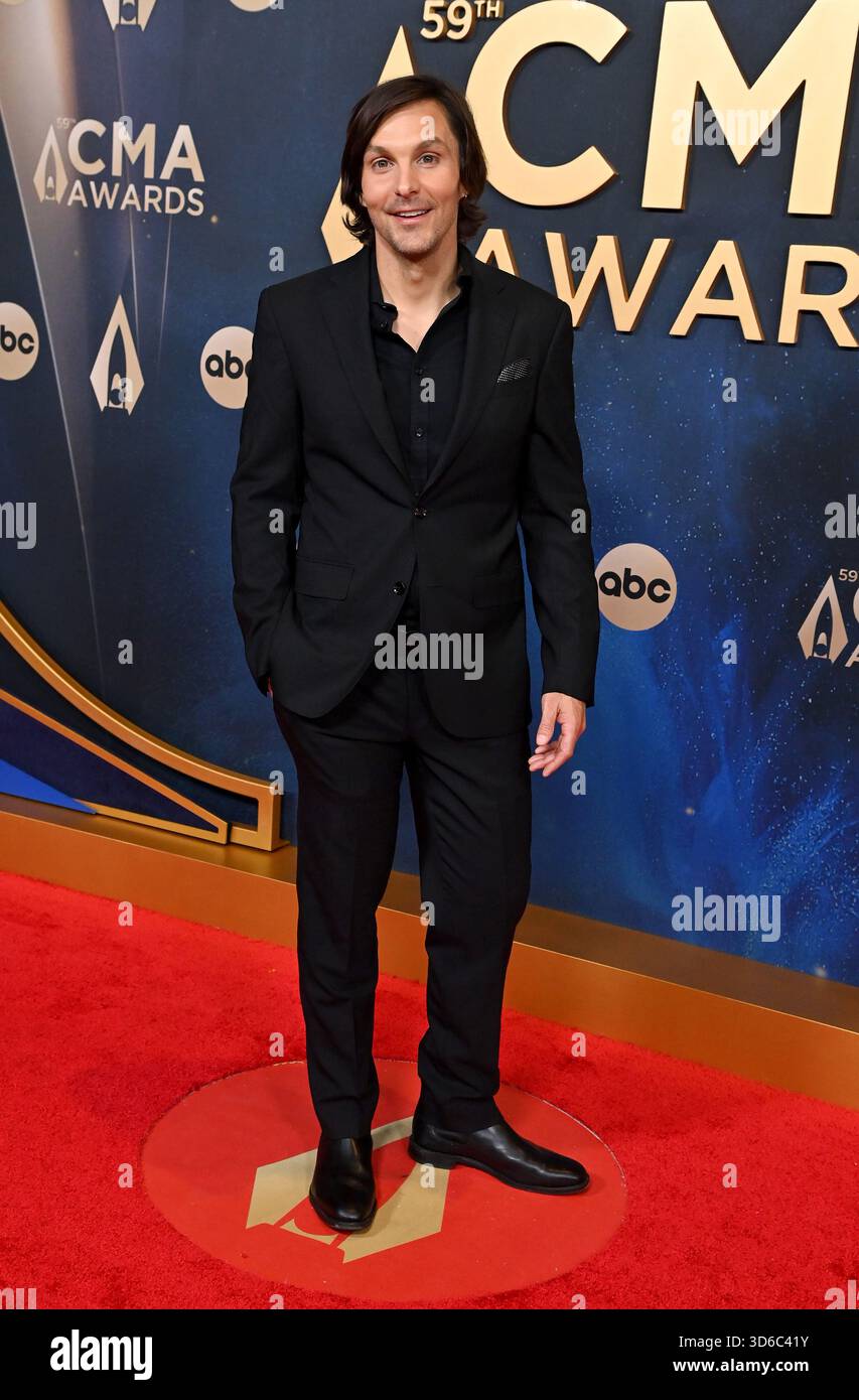 Charlie Worsham arriving at the 59th Annual Country Music Association ...