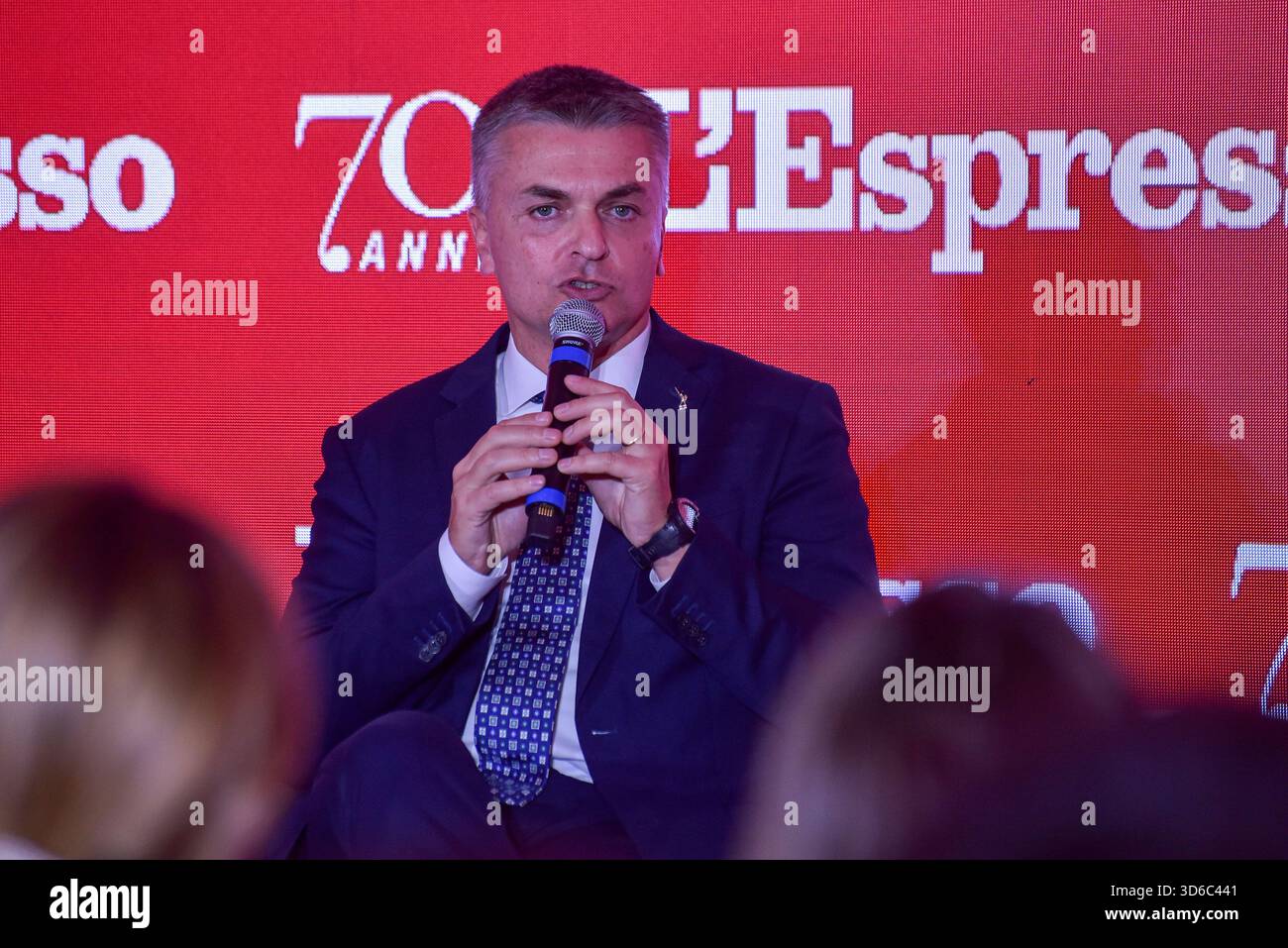 Deputy Minister Edoardo Rixi attends the celebration for the 70th ...