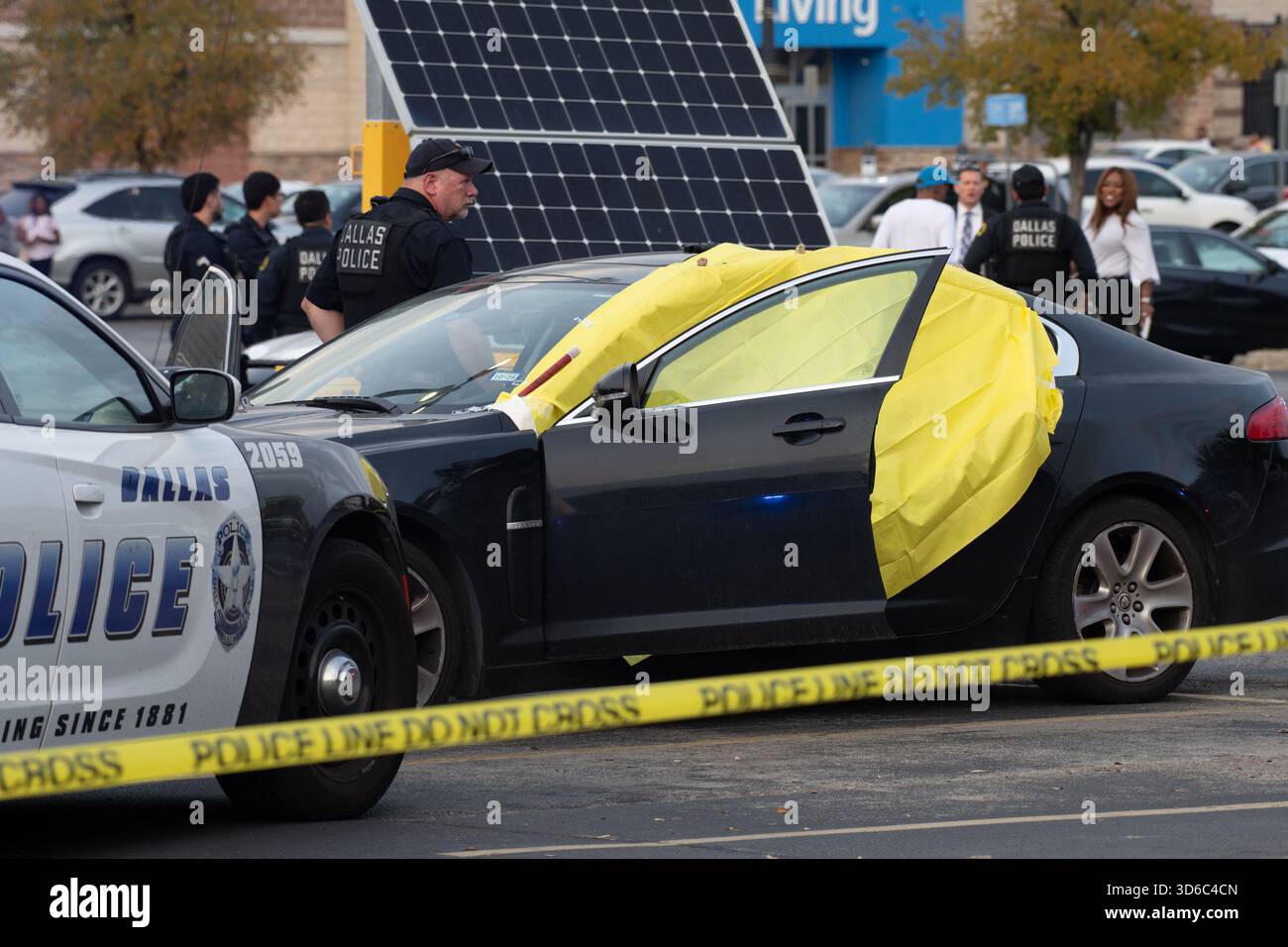 November 19, 2025, Dallas, Texas, USA: Gunfire erupted in the Walmart ...