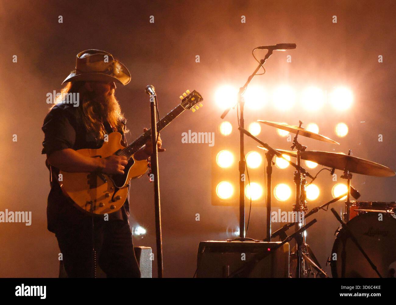 Chris Stapleton performs onstage during the 59th CMA Awards at the ...