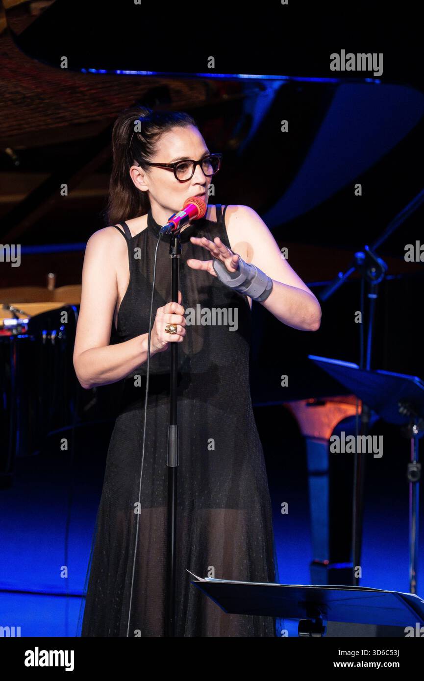 Leonor Watling performs during the JAZZMADRID concert at the Fernanda ...