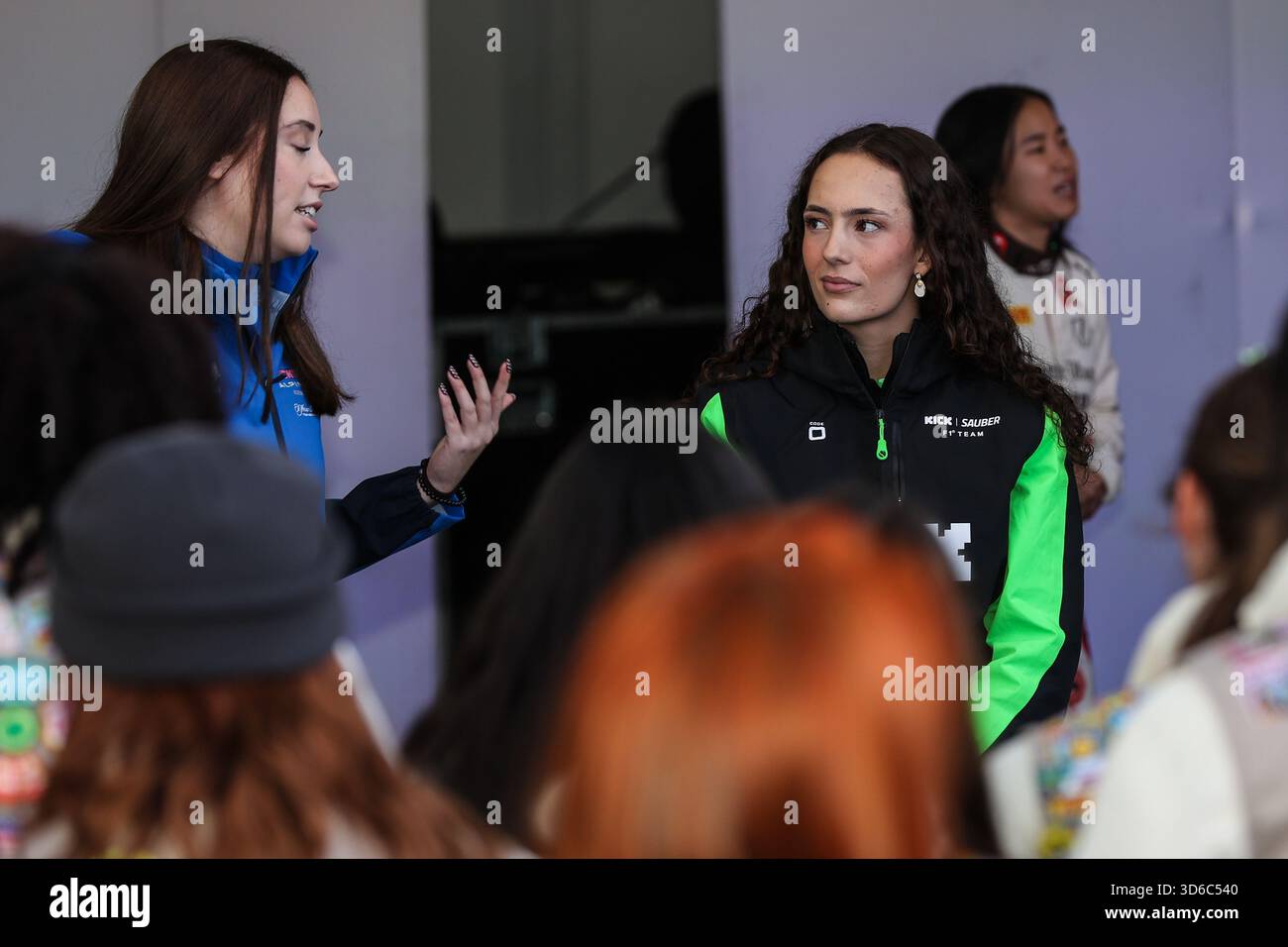 November 19, 2025: F1 Academy drivers Nina Gademan (L) and Emma ...