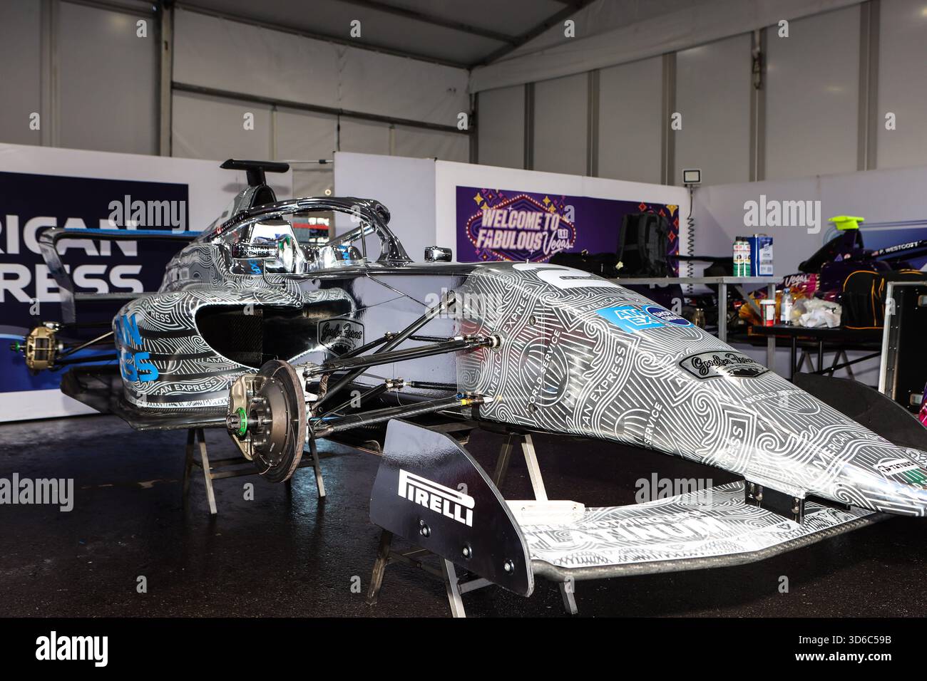 November 19, 2025: A view of the AMEX F1 Academy race car during the ...