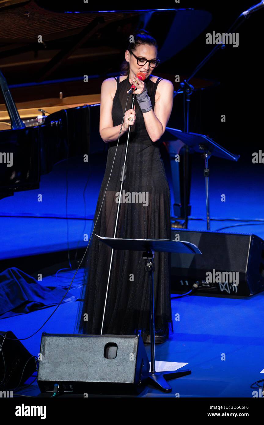 Leonor Watling performs during the JAZZMADRID concert at the Fernanda ...
