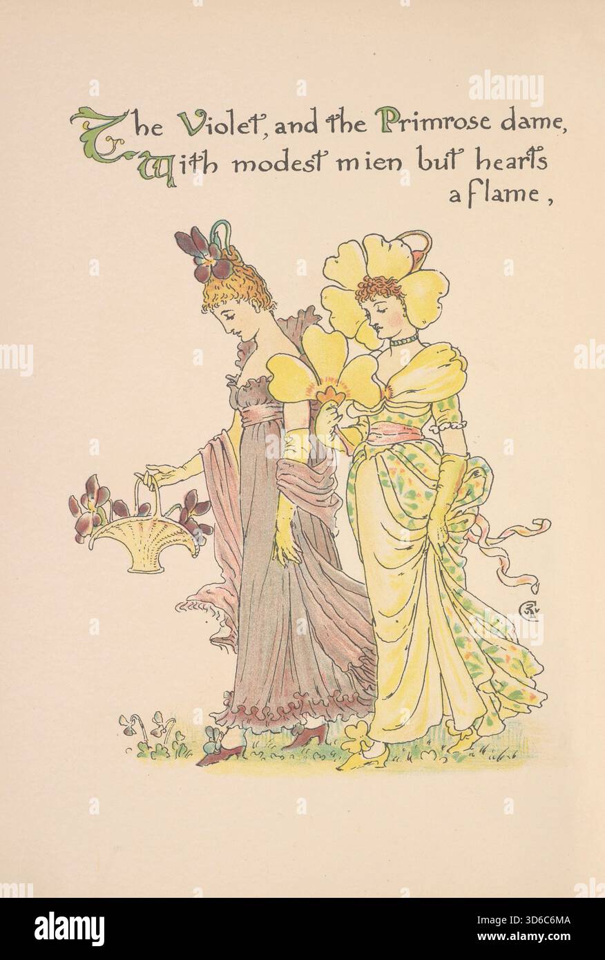 "Flora?s feast; A masque of flowers Pl.08 (1902). Walter Crane (English ...
