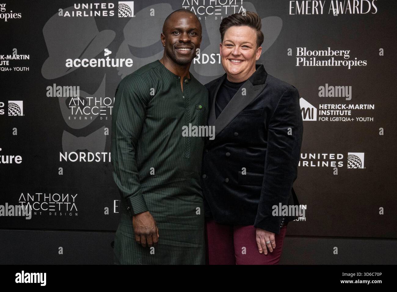 Gbenga Akinnagbe and Amy Harclerode attend Hetrick-Martin Institute’s ...
