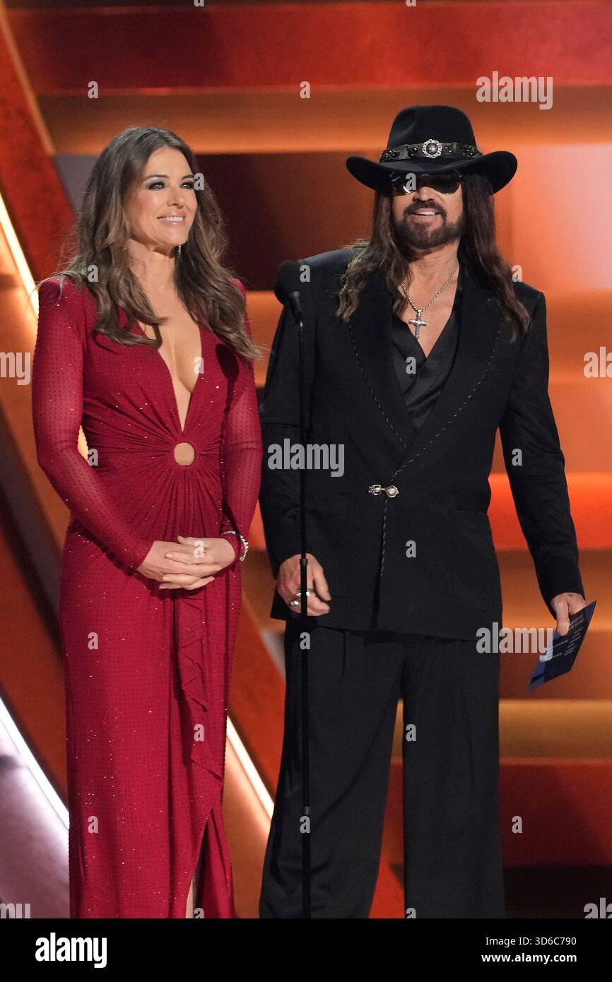 19 November 2025 - Nashville, Tennessee - Elizabeth Hurley, Billy Ray ...