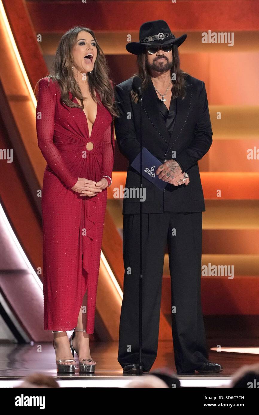 19 November 2025 - Nashville, Tennessee - Elizabeth Hurley, Billy Ray ...