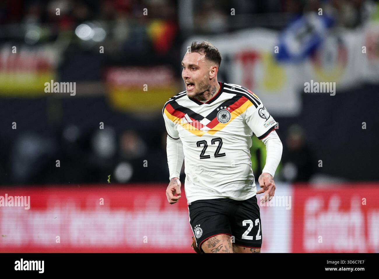 David Raum of Germany seen during European World Cup Qualifiers 2026 ...