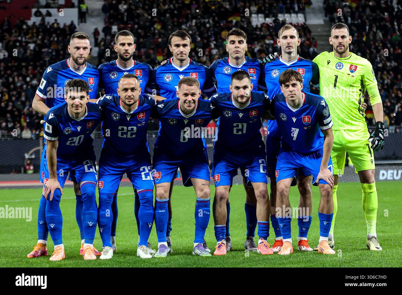 Slovakia players seen during European World Cup Qualifiers 2026 ...